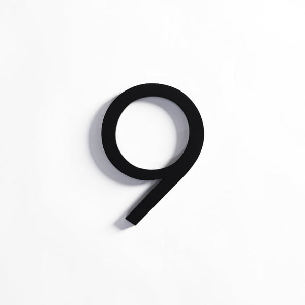 Ready to Ship Brushed Aluminum House Numbers
