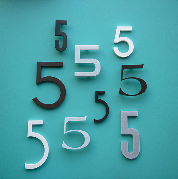 House Numbers Neutra