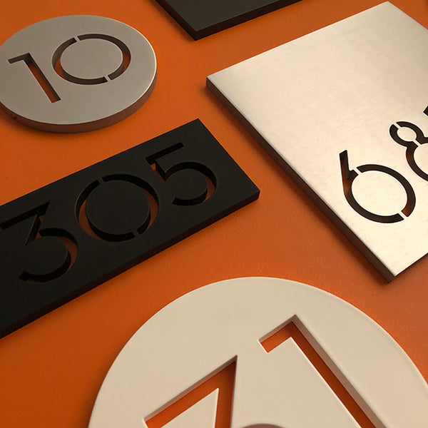 Plaques | House Address Plaque | Round, Vertical, Horizontal