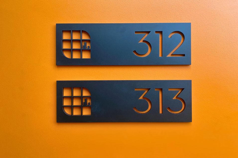 Custom Made Address Signs, Personalized Plaques, and Numbers - Modern ...
