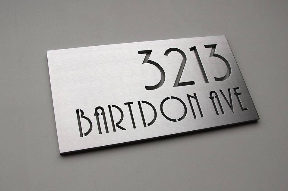 Custom Made Address Signs, Personalized Plaques, and Numbers