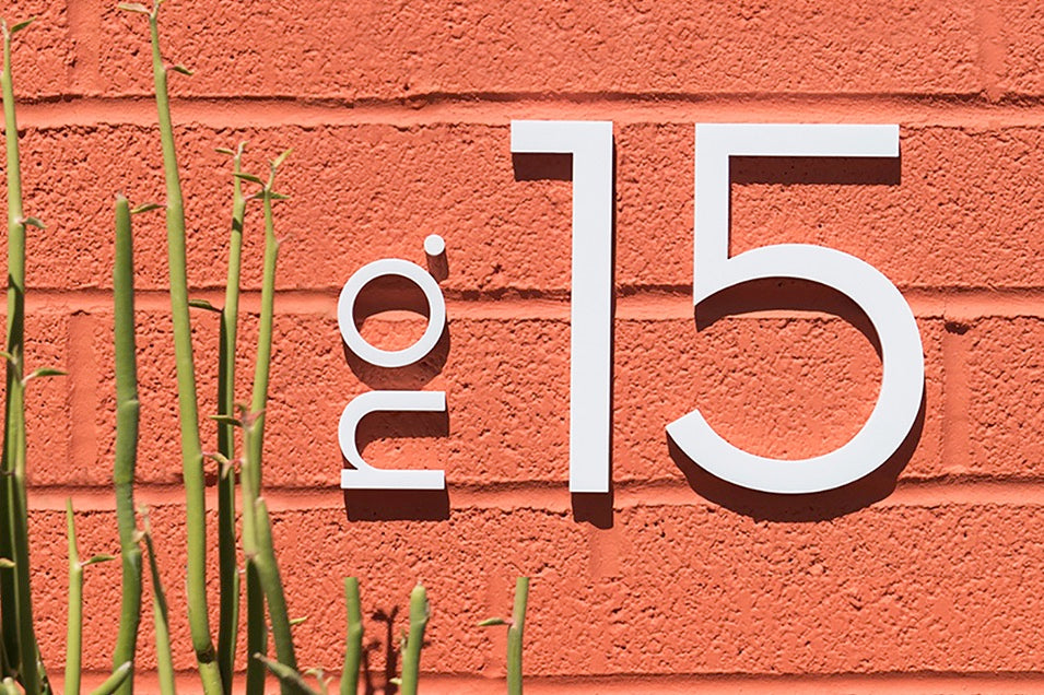 Custom Made Address Signs, Personalized Plaques, and Numbers - Modern ...