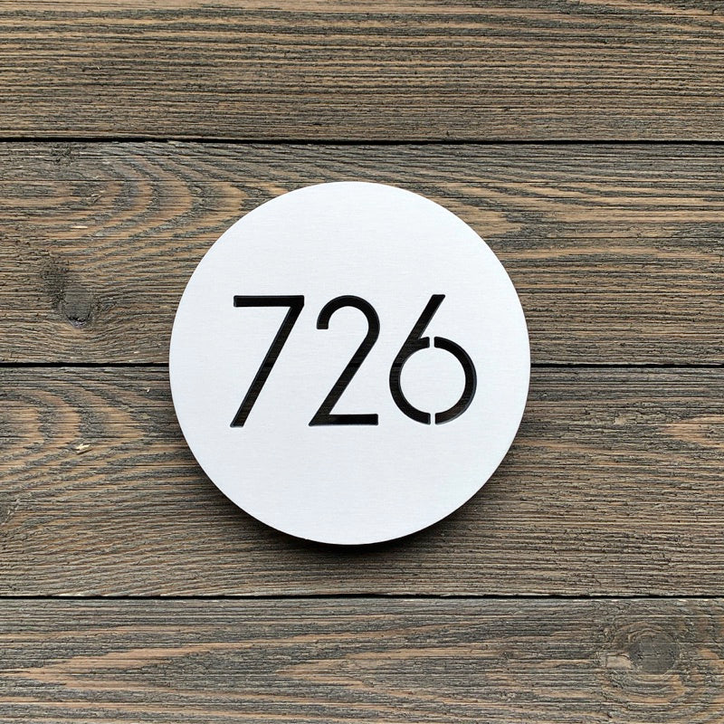 Plaques | House Address Plaque | Round, Vertical, Horizontal